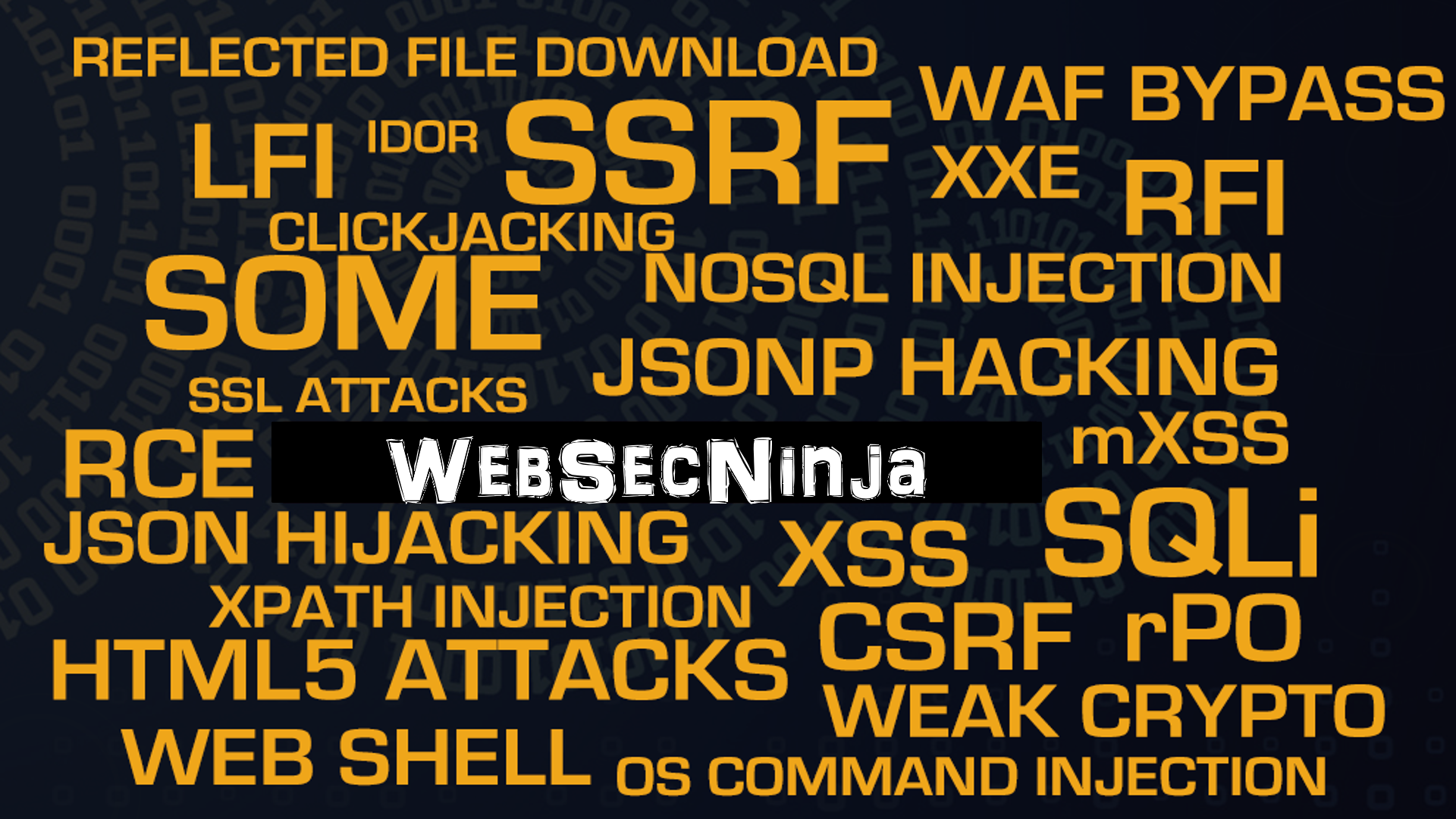 WebSecNinja: Lesser Known WebAttacks - WSNOpSecX